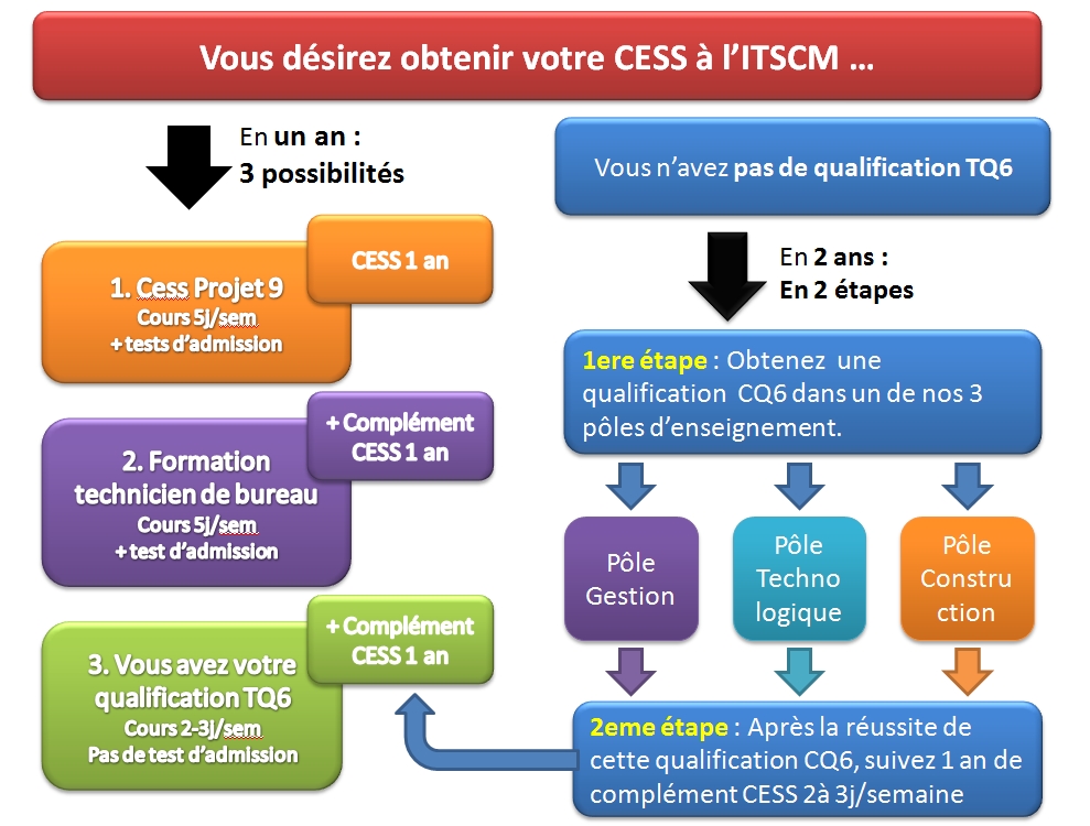 Votre parcours CESS – ITSCM